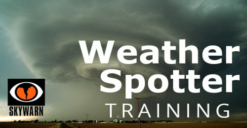 National Weather Service releases schedule of weather Spotter Training