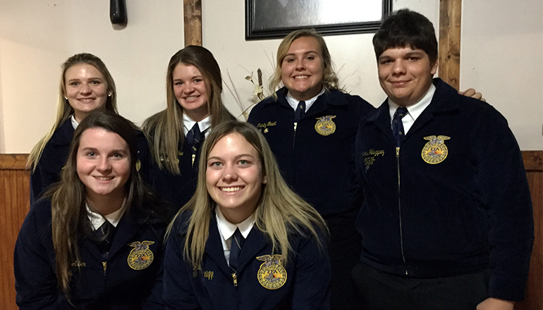 Trenton FFA members place 2nd at Public Speaking Contests