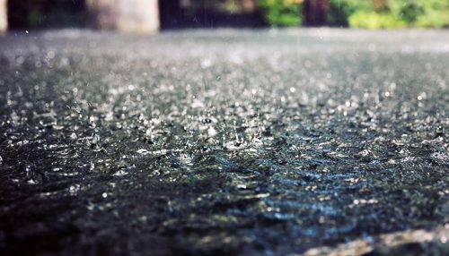 Tuesday's rainfall is the first of more than 1-inch in ten months