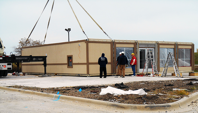 BTC Bank begins construction of temporary branch location in Trenton