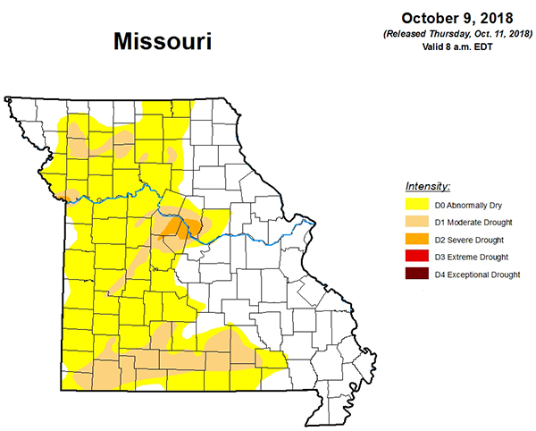 Recent rains vastly improve drought conditions in northern Missouri