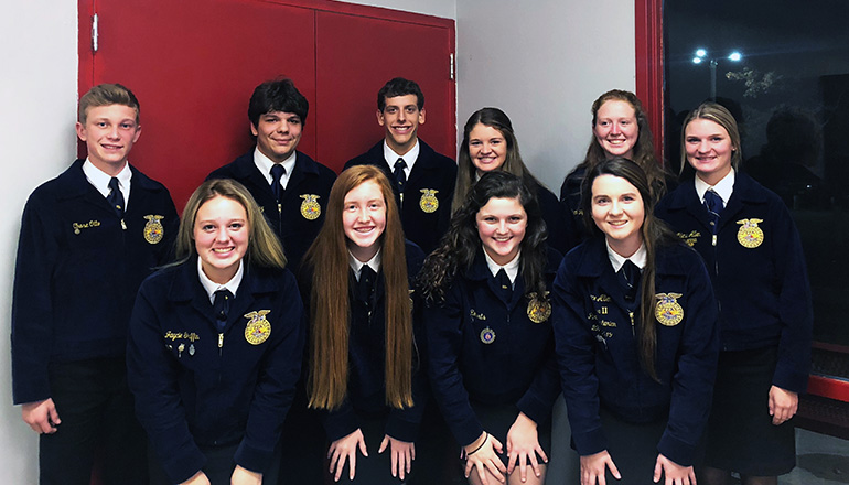 Area FFA members participate in Fall Speaking Leadership Development event