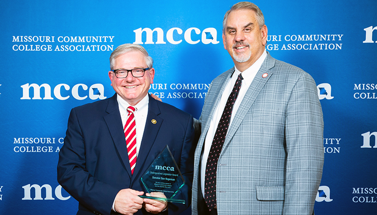 Senator Dan Hegeman receives Missouri Community College Association ...
