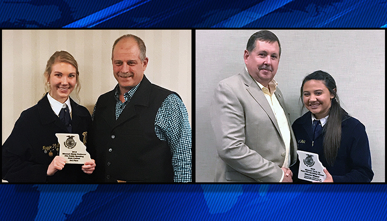 Chillicothe FFA members participate in state public speaking competition