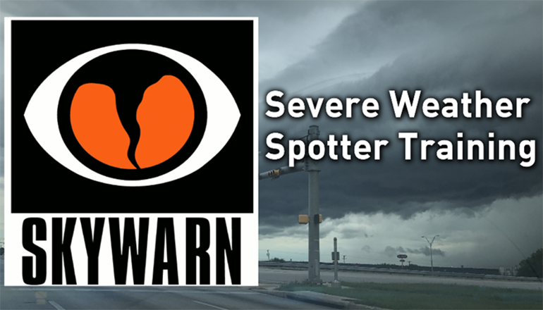 Free Storm Spotter Training scheduled in Sullivan County