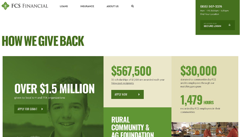 Scholarships available through FCS Financial