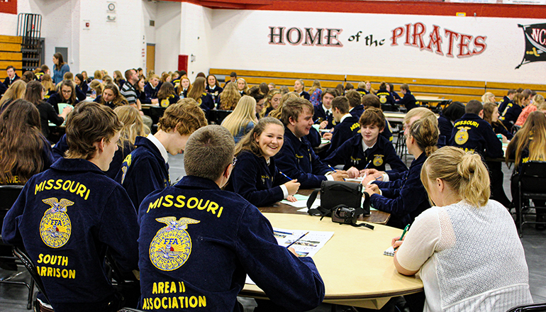 North Central Missouri College hosts FFA officer training