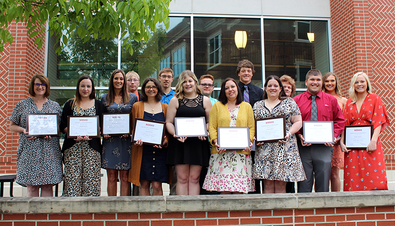 North Central Missouri College names outstanding honors graduates
