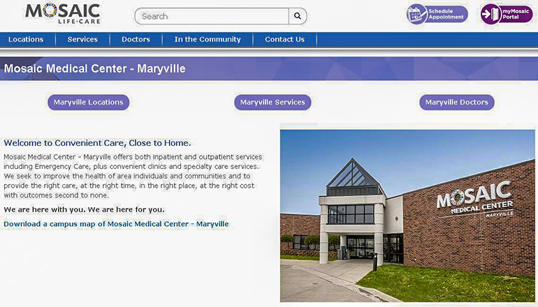 Mosaic Medical Center in Maryville announces expansion of Orthopedics ...