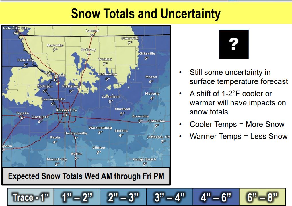 Winter Weather Advisory issued for counties in northern Missouri