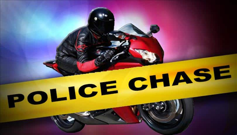 Motorcycle pursuit ends with arrest of two; authorities seize bike with ...