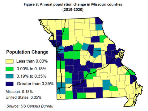 University of Missouri report looks at population trends in Missouri