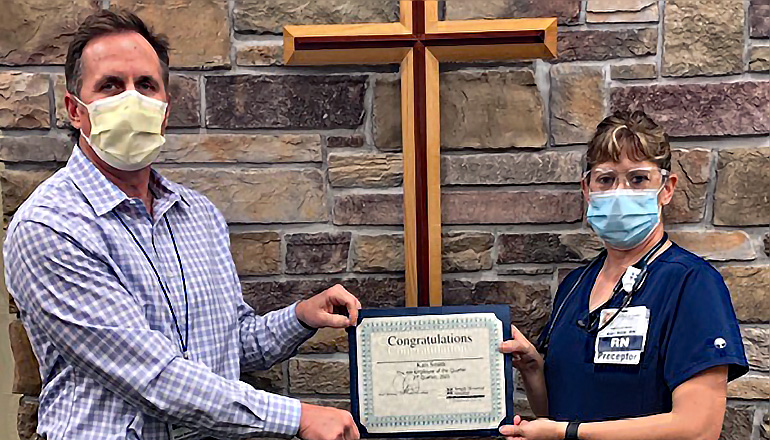 Kari Smith named Wright Memorial Hospital’s Employee of the Quarter