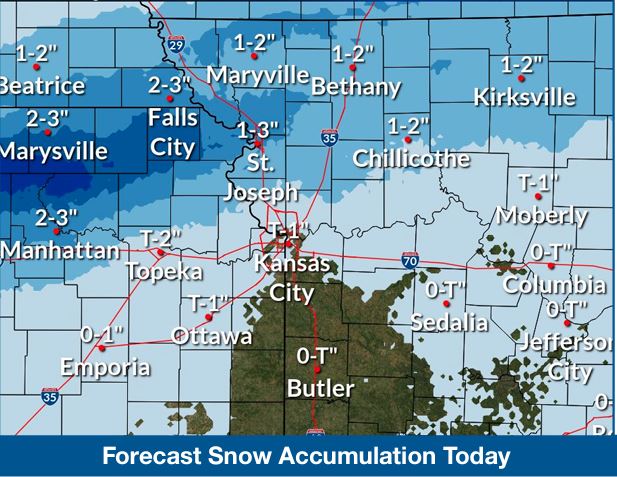 Winter Weather Advisory issued for counties in northern Missouri