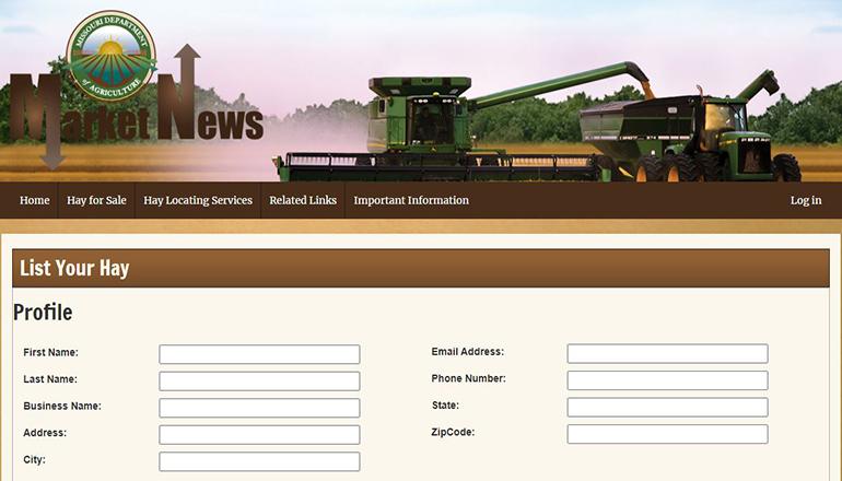 Missouri Department of Agriculture updates hay directory website