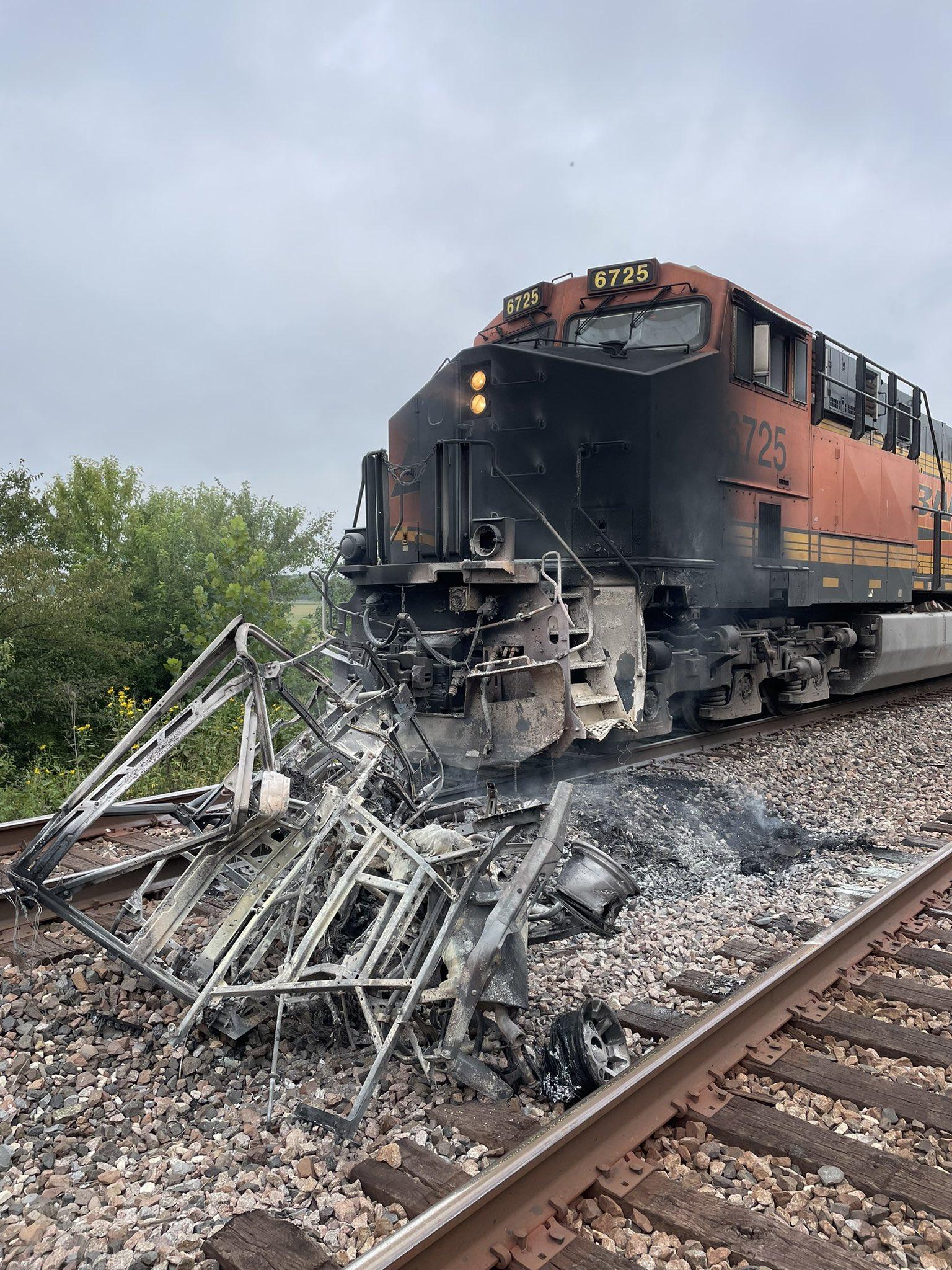 BNSF train strikes off-road vehicle in rural Chariton County
