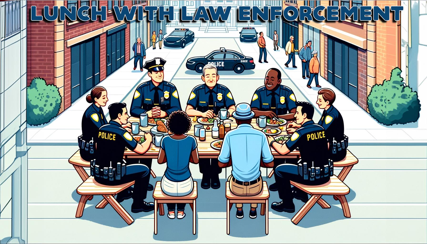 Trenton Police Department invites community to "Lunch with Law Enforcement"