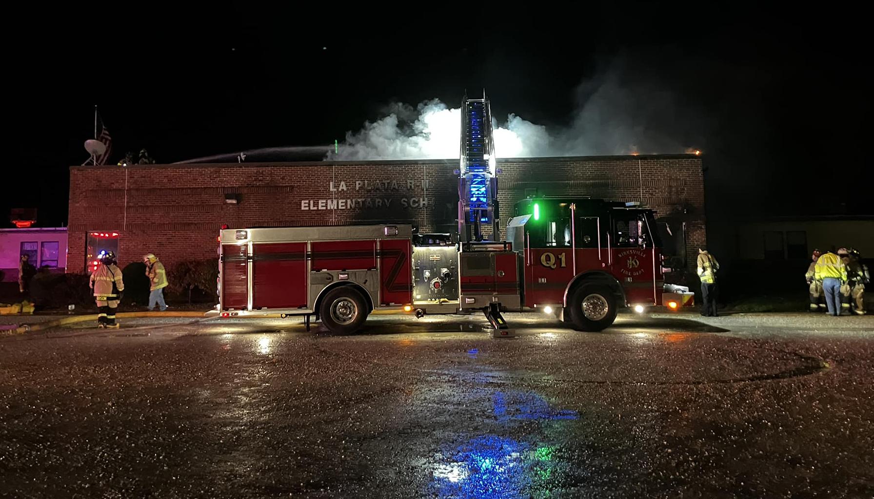 Fire marshal investigates La Plata school fire