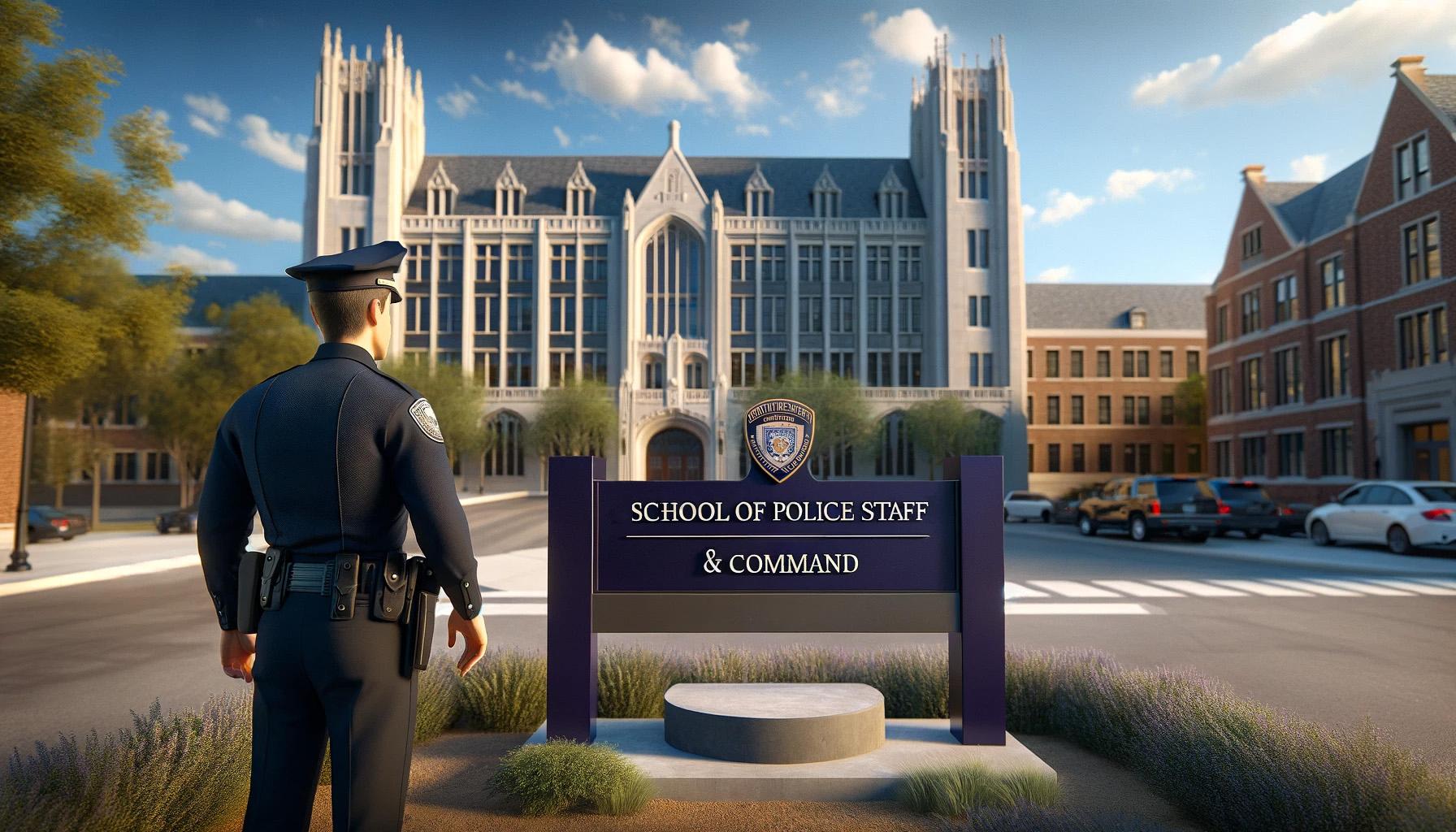 Sergeant Dustin Woelfle graduates from prestigious police command school