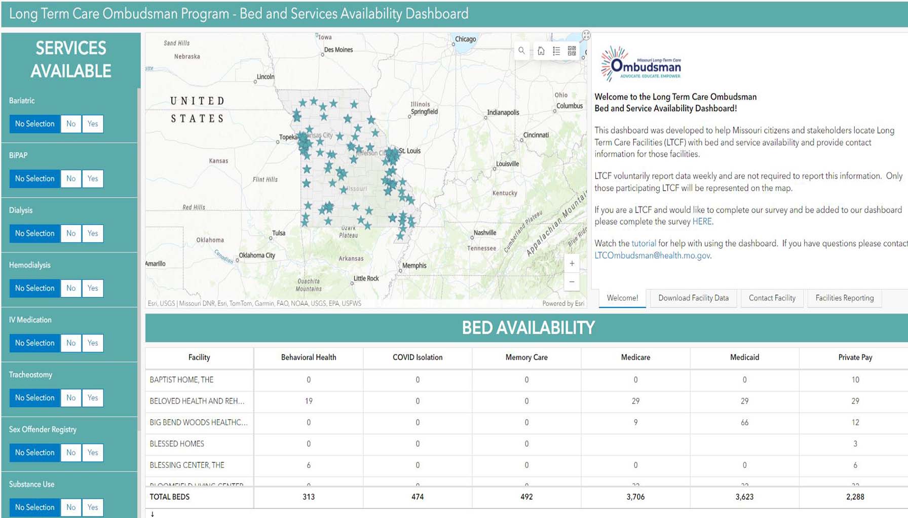 Missouri unveils new tool for finding long-term care facilities