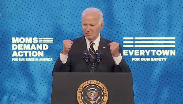 Biden touts gun safety record to advocates, as son found guilty on ...