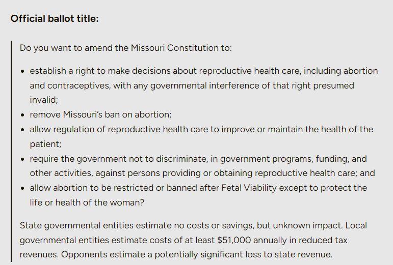 Voters could undo Missouri’s abortion ban: Key things to understand ...