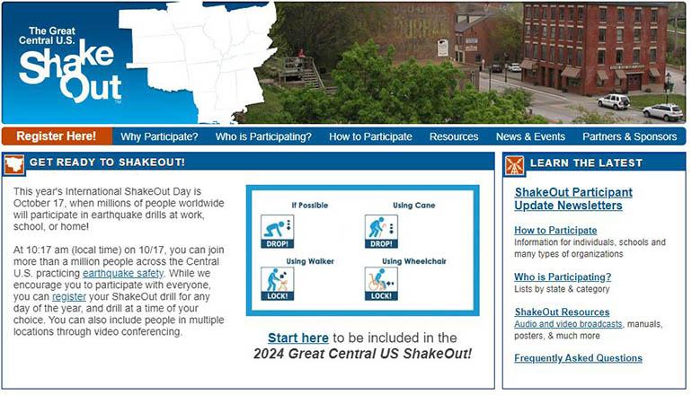 Missouri residents encouraged to participate in Great Central ShakeOut ...