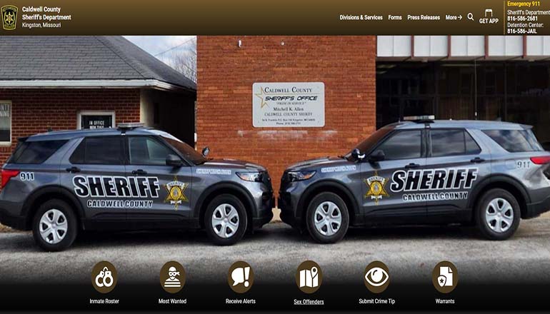 Caldwell County Sheriff's Department Introduces New Responsive Website