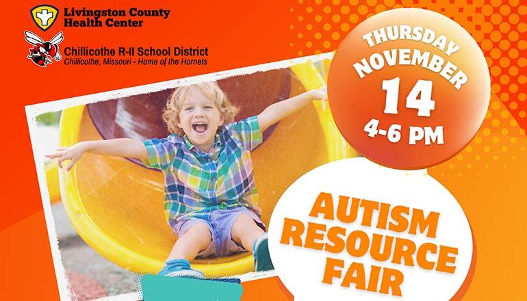 Families invited to Chillicothe’s Autism Resource Fair on November 14th