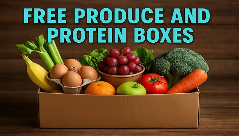 Free food box distribution will take place in multiple towns May 28