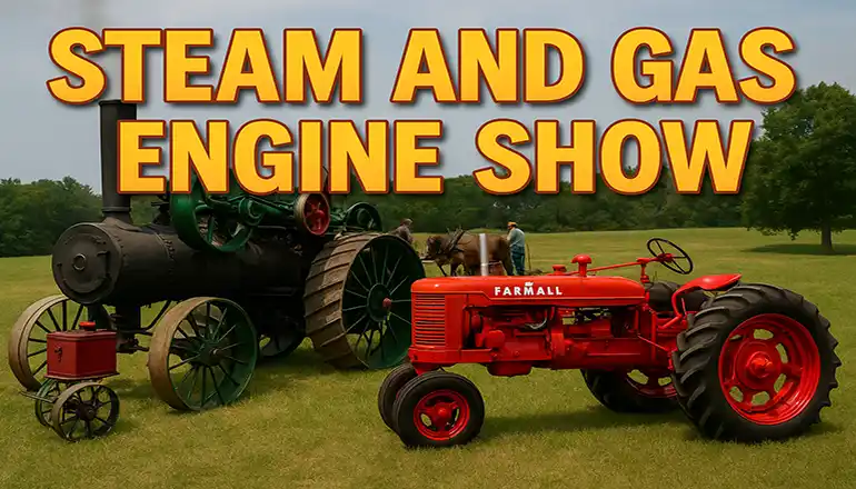 Steam and gas engine show returns to Hamilton August 15 through 17, 2025