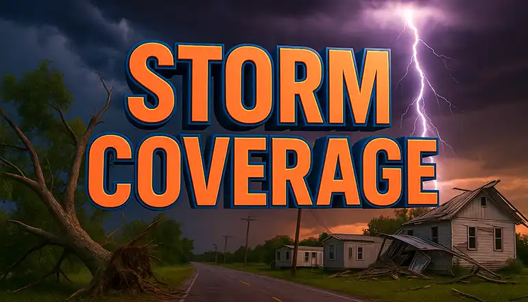 Storms damage homes, trees and power lines in Missouri and Iowa on August 7