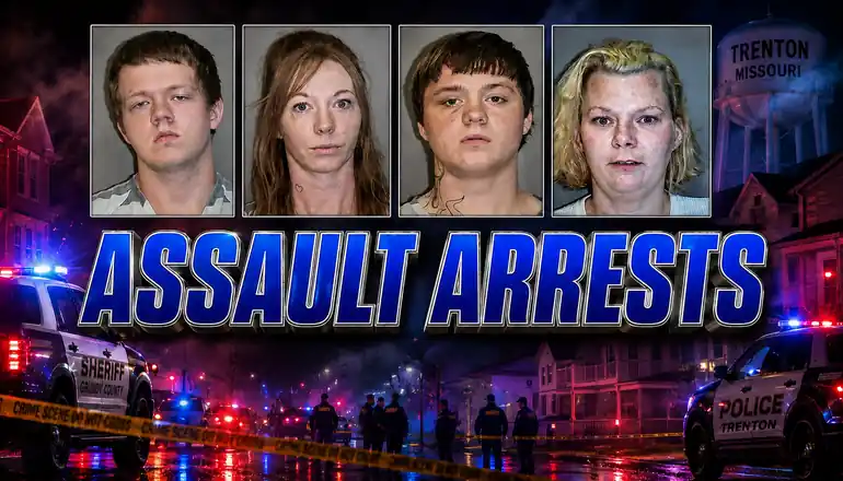 Four Trenton residents arrested on assault allegations